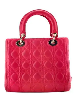 Dior Lady Medium Satchel - Pink