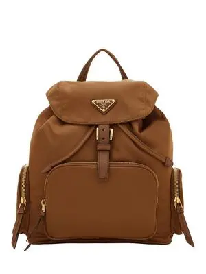 Prada Re-nylon Backpack - Brown