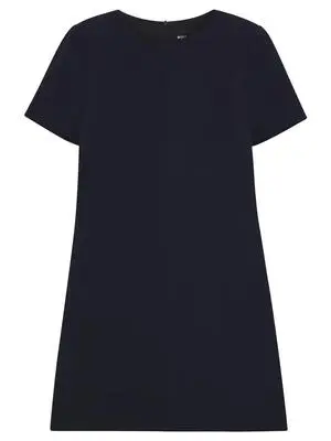 BOSS Crepe Shift Dress - Dark Blue