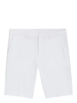 BOSS Slim-fit Stretch Shorts - White