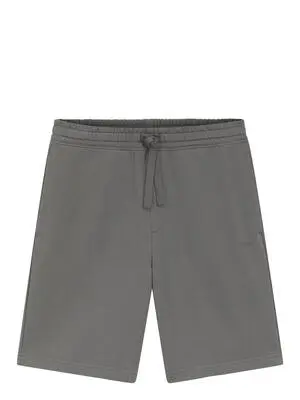 Hugo Cotton Terry Shorts With Logo - Dark Grey
