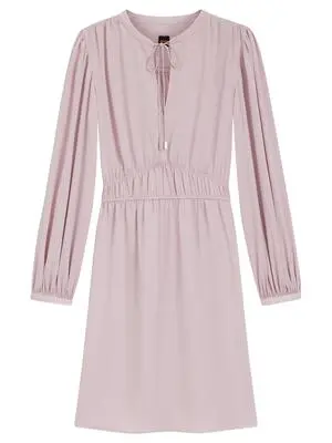 BOSS Gathered Mini Dress - Light Purple
