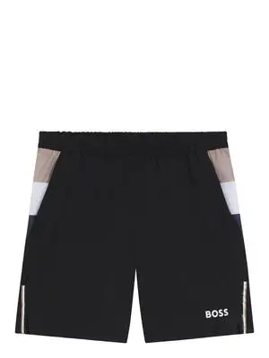 BOSS Active Tennis Shorts - Black