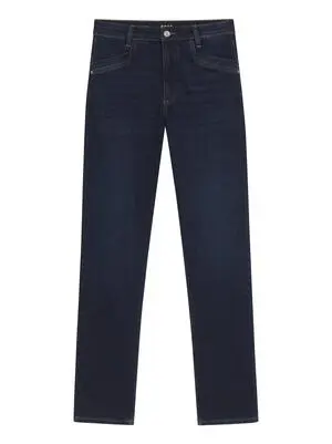 BOSS Slim-fit Stretch Denim Jeans - Dark Blue