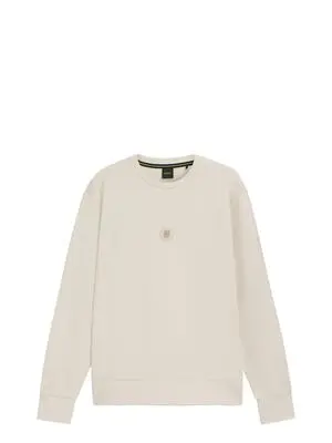 BOSS Cotton-blend Sweatshirt With Monogram - White