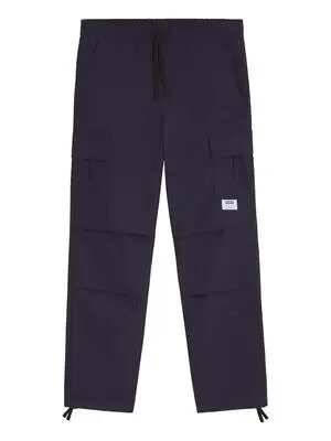 Hugo Relaxed-fit Ripstop Trousers - Dark Blue