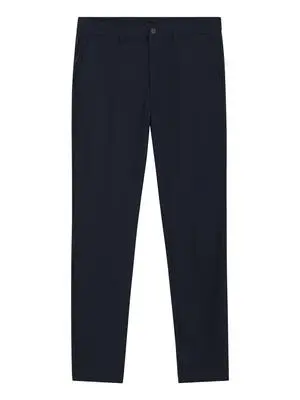 BOSS Slim-fit Cotton-blend Twill Pants - Dark Blue