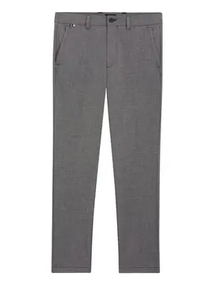 BOSS Slim-fit Dobby Trousers - Grey