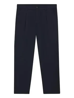 BOSS Tapered-fit Trousers - Dark Blue