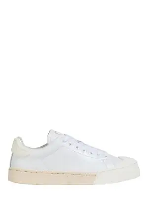 Marni Dada Leather Sneakers - Ivory