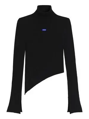 Hugo Logo-Badge Sweater Black