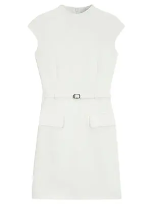 Hugo Belted Shift Dress - White