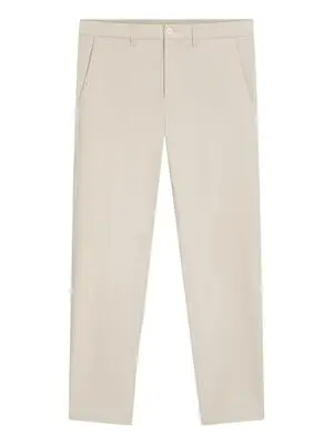 BOSS Slim-fit Pants In Stretch Fabric - White
