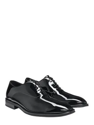 BOSS Patent Leather Oxford Shoes - Black