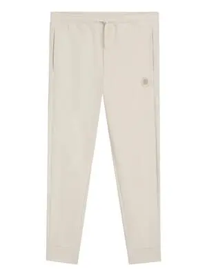 BOSS Cotton-blend Tracksuit Bottoms With Double B Monogram - White