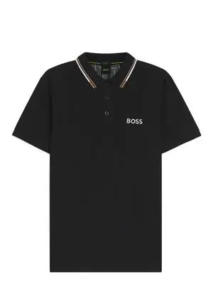 BOSS Active Paddy Regular-fit Polo Shirt In Quick-dry Stretch Pique - Black