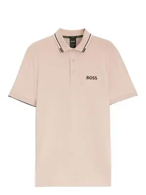 BOSS Active Paddy Regular-fit Polo Shirt In Quick-dry Stretch Pique Light Orange