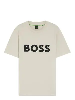 BOSS 3d-logo T-shirt In Cotton Jersey White