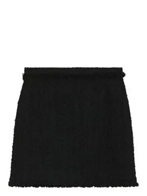 BOSS Mini Skirt In Velvet Tweed - Patterned