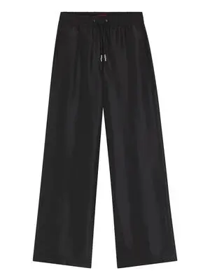 Hugo Relaxed-fit Drawcord Trousers - Black