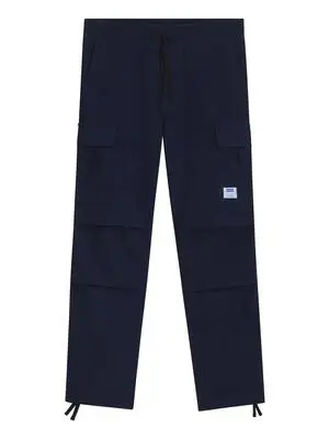 Hugo Relaxed-fit Denim-look Ripstop Trousers - Dark Blue