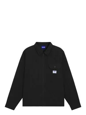 Hugo Relaxed-fit Shirt With Padding - Black