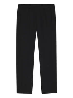 BOSS Quilted-jacquard Tracksuit Bottoms In A Regular Fit - Black