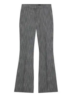 BOSS Regular-fit Trousers In Melange Denim - Patterned