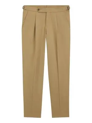 BOSS Tapered-fit Trousers - Khaki