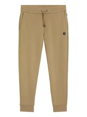BOSS Cotton-blend Sweatpants With Double B Monogram - Khaki