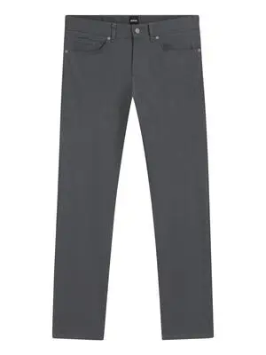 BOSS Delaware Slim-fit Trousers - Silver