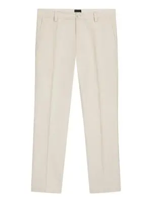 BOSS Cotton-blend Twill Trousers - White
