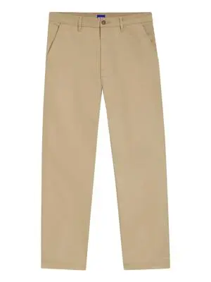 Hugo Baggy Trousers In Stretch-cotton Canvas - Beige