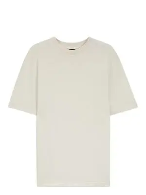 BOSS Regular-fit T-shirt In A Mercerised Cotton Blend - White