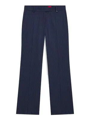 Hugo Slim-fit Pinstripe Trousers - Patterned
