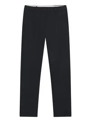 BOSS Regular-fit Trousers In Stretch-cotton Twill - Dark Blue