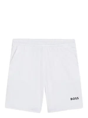 BOSS Quick-dry Stretch Shorts - White