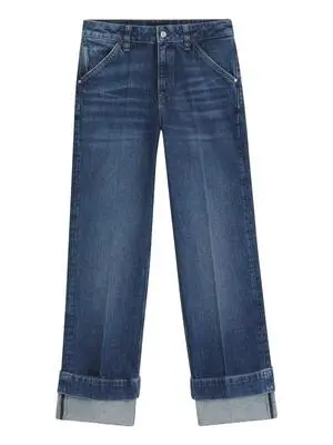 BOSS Slim-fit Stretch Denim Jeans - Dark Blue