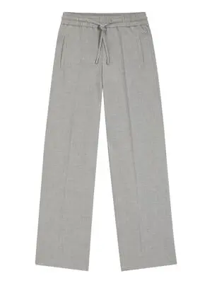 BOSS Oversized-fit Trousers In Stretch Twill - Patterned