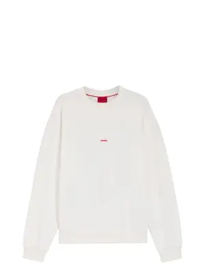 Hugo Cotton Terry Sweatshirt - White