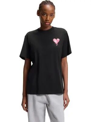 Hugo Heart-artwork T-shirt - Black