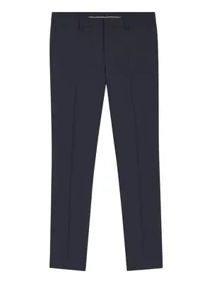 BOSS Slim-fit Trousers In Stretch Cloth - Light Blue