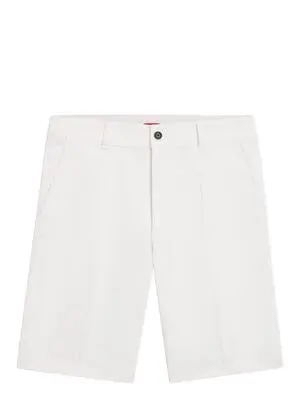 Hugo Regular-Fit Slim-Leg Shorts White