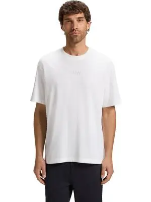 BOSS Cotton-jersey T-shirt With Logo Detail - White