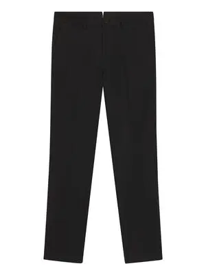 BOSS Slim-fit Cotton-blend Trousers - Black