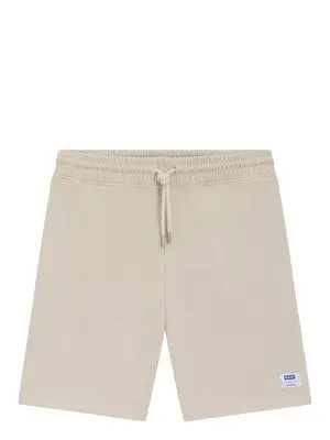 Hugo Cotton Blend Waffle-structure Shorts - Light Beige