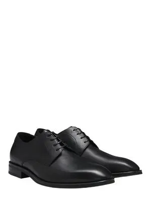 BOSS Leather Derby Shoes - Black