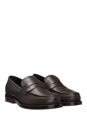 BOSS Leather Loafers - Dark Brown