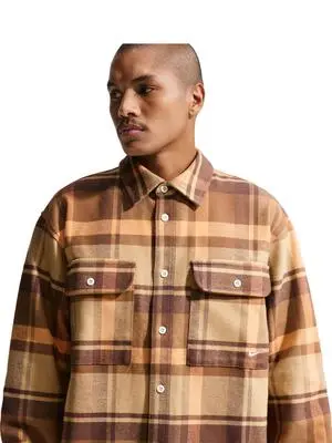 Nike Life Field Shirt - Brown