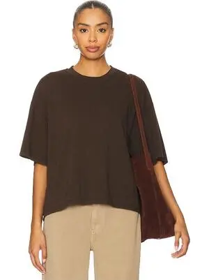 Sprwmn Oversized Boxy T-shirt - Americano
